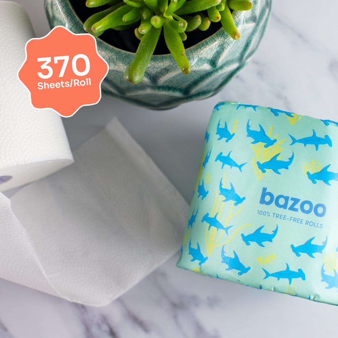 100% Bamboo Toilet Paper - Protected Species - Bazoo